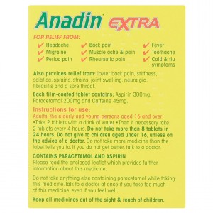 Anadin Extra Pain - Fast Acting Relief Caplets | iPharm