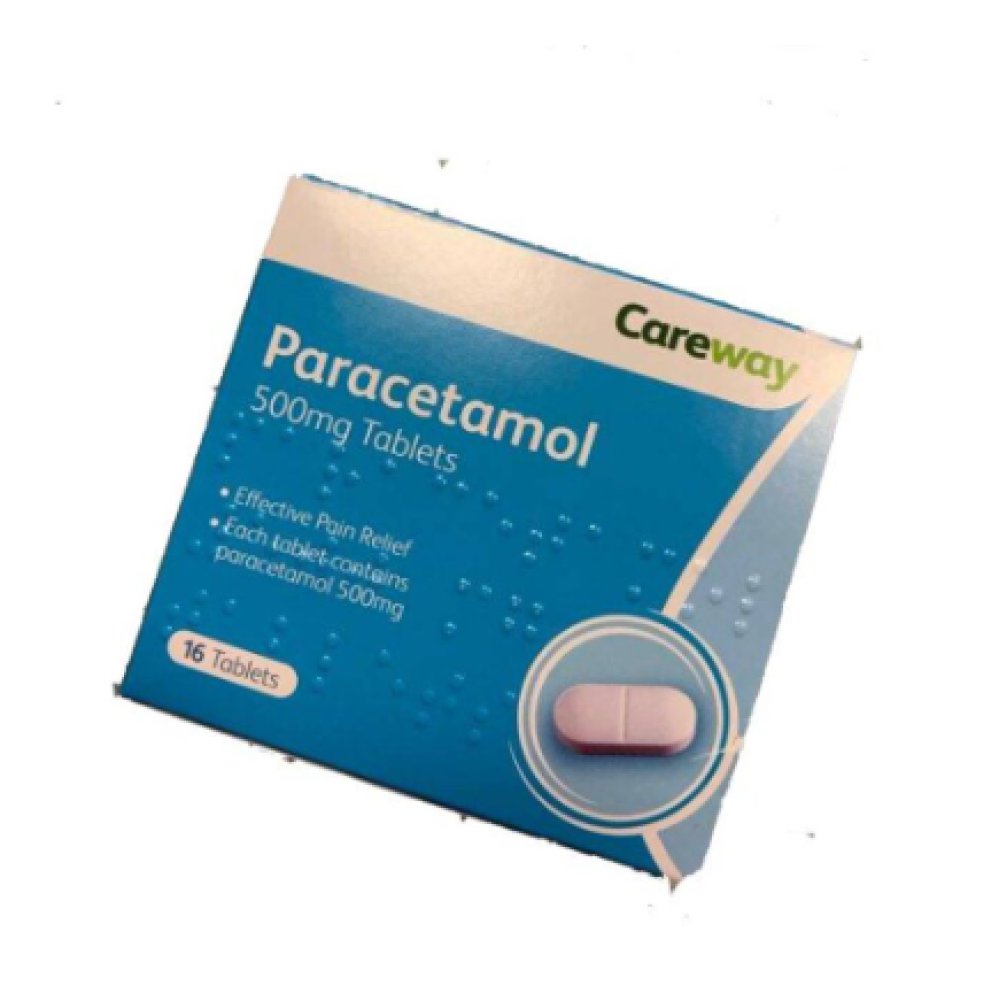 Careway Paracetamol 500mg Tablets 16 - 4136172 | iPharm